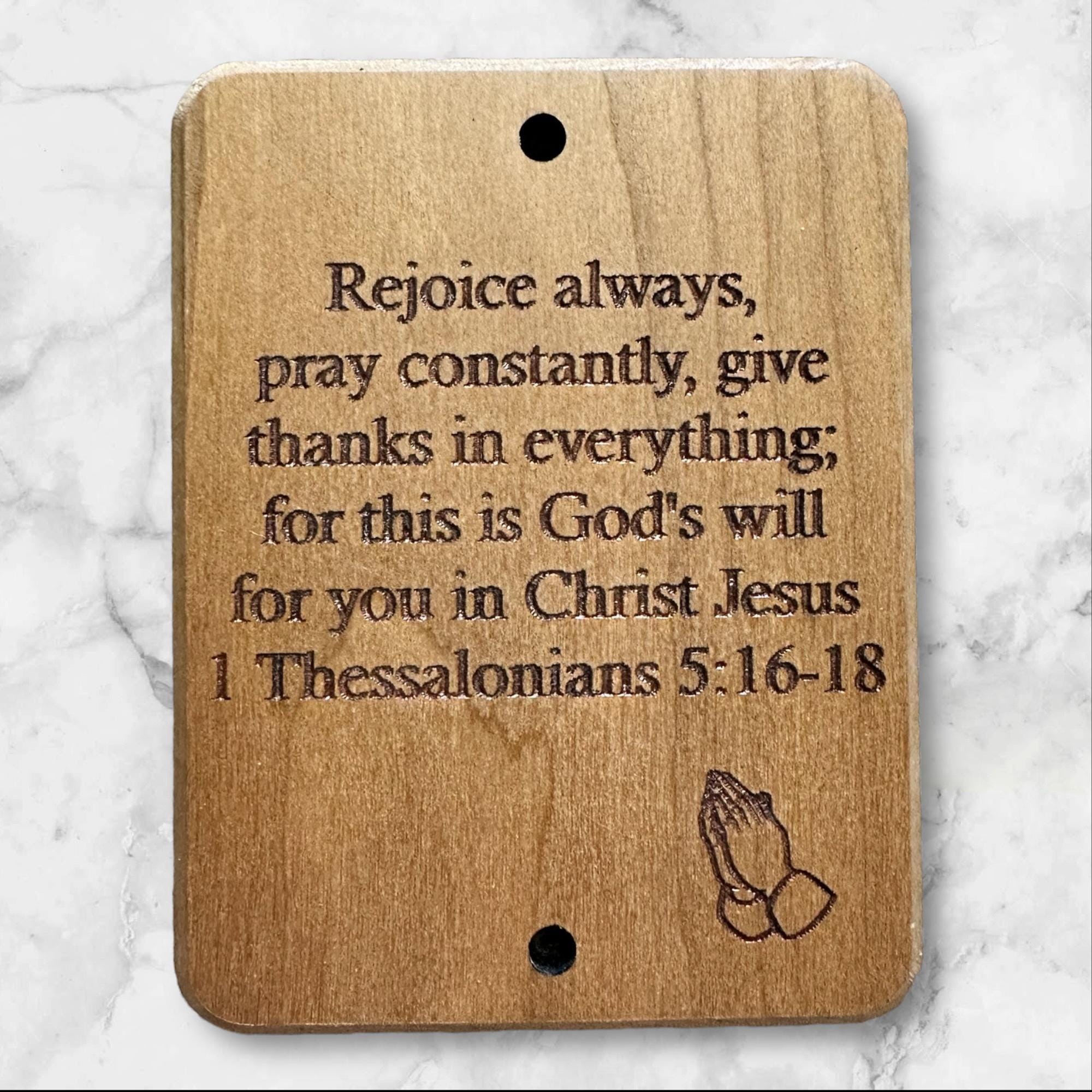 Bible Verse Wooden Wall Plaque Cherry - Etsy