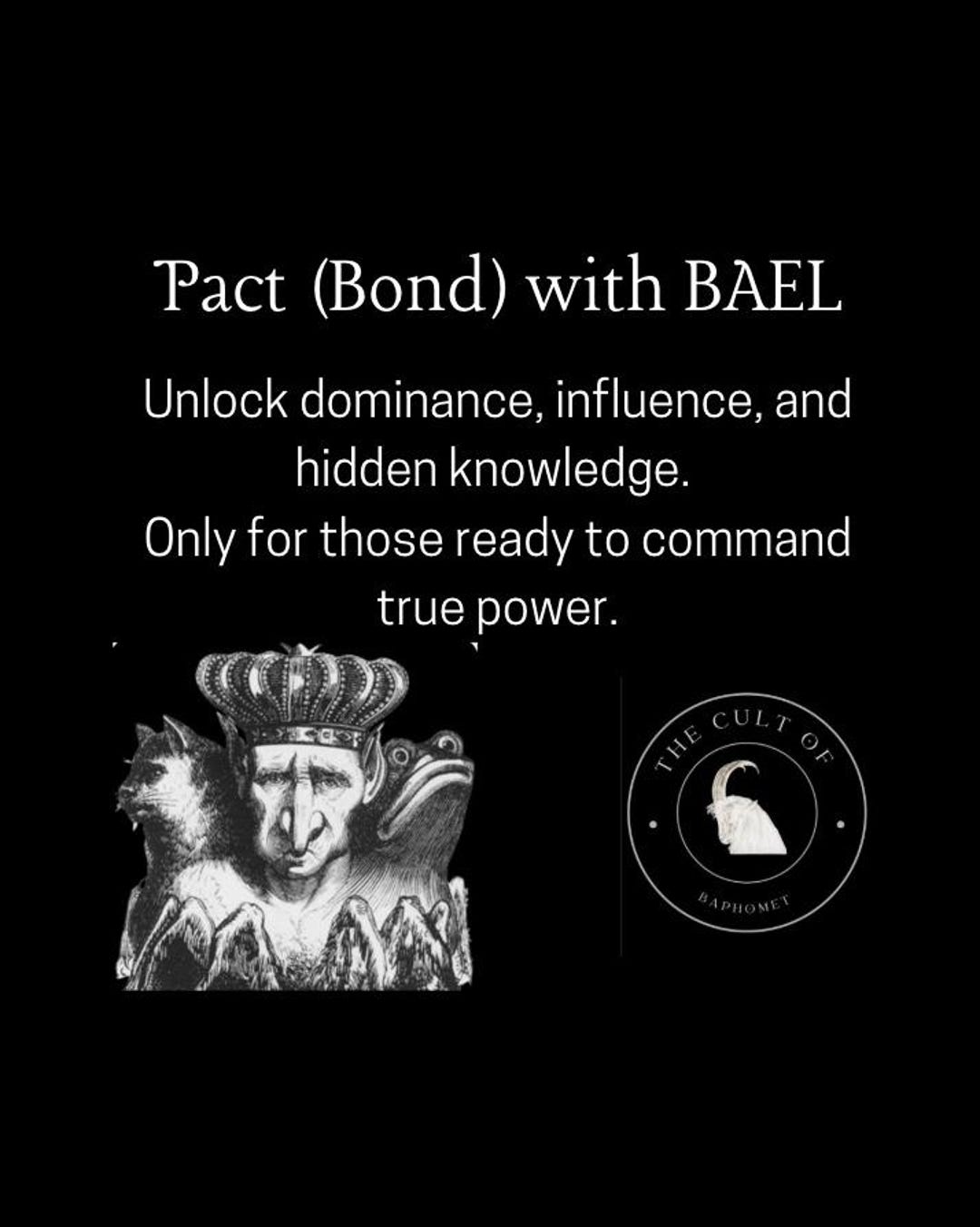 Pact (bond) With BAEL – Demon of Domination, Influence & Hidden ...
