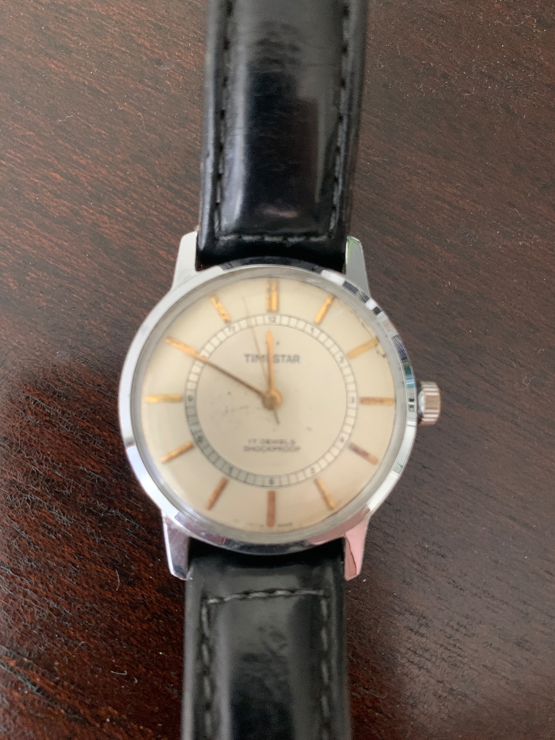 Beautiful Vintage Manual Wind Timestar Men's Watch - Circa 1950s - 17 ...