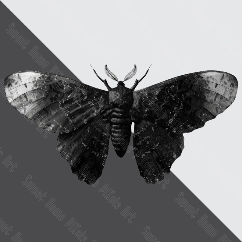 Moths Cut-out Clip Art VOL 2, 30 PNG 300 DPI files to Use, Junk ...