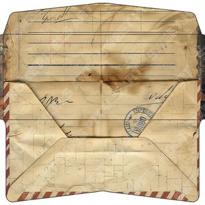 Vintage Ephemera Printable Envelope VOL 3 Junk Journal Cliparts Flowers ...