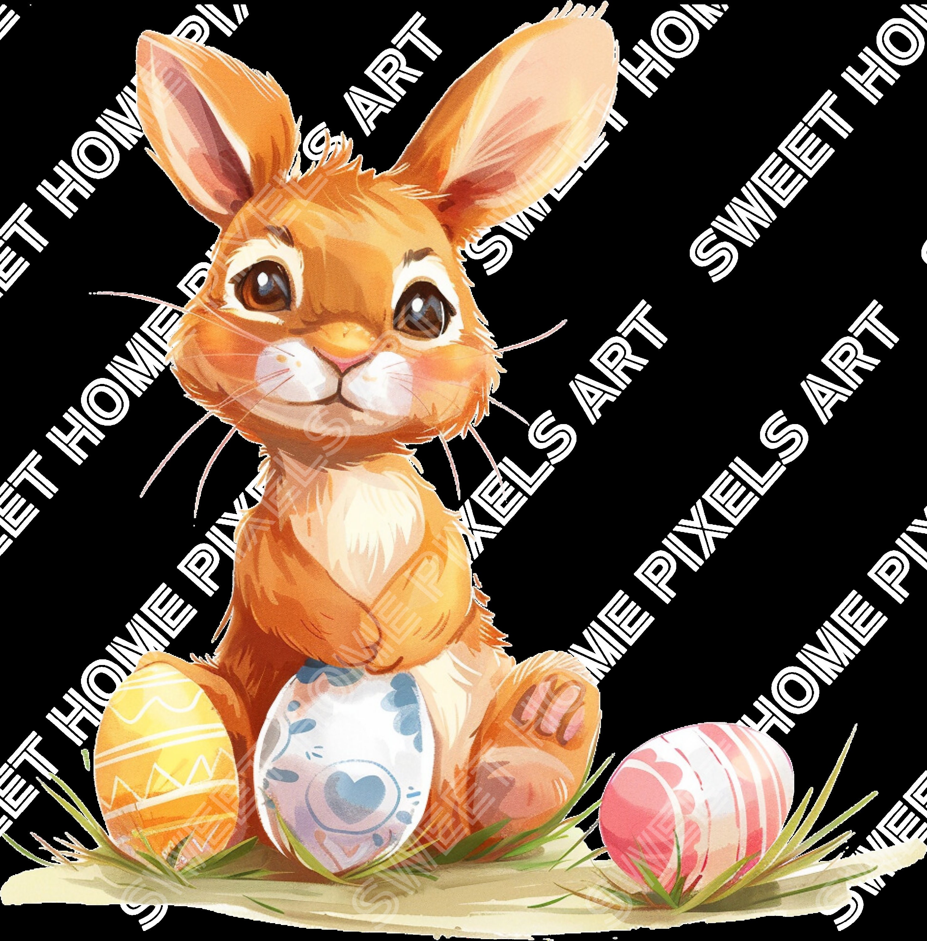 Easter Bunny Cut-out File, VOL 2, 30 Illustrations Ready to Use, Junk ...