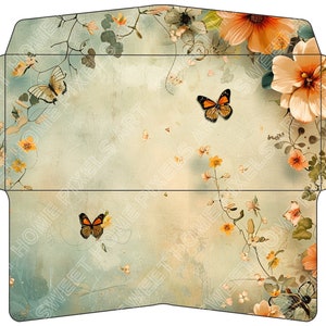 Vintage Ephemera Envelope Papers VOL 4, Junk Journal Envelope ...