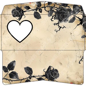 Vintage Ephemera Printable Envelope VOL 3 Junk Journal Cliparts Flowers ...