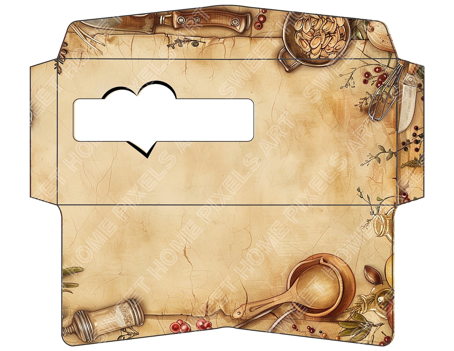 Vintage Ephemera Printable Envelope VOL 3 Junk Journal Cliparts Flowers ...