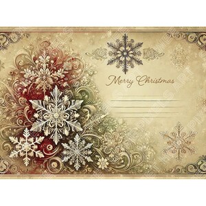 Christmas Cards Vol 2, 15 Background Papers Junk Journals Scrapbooking ...