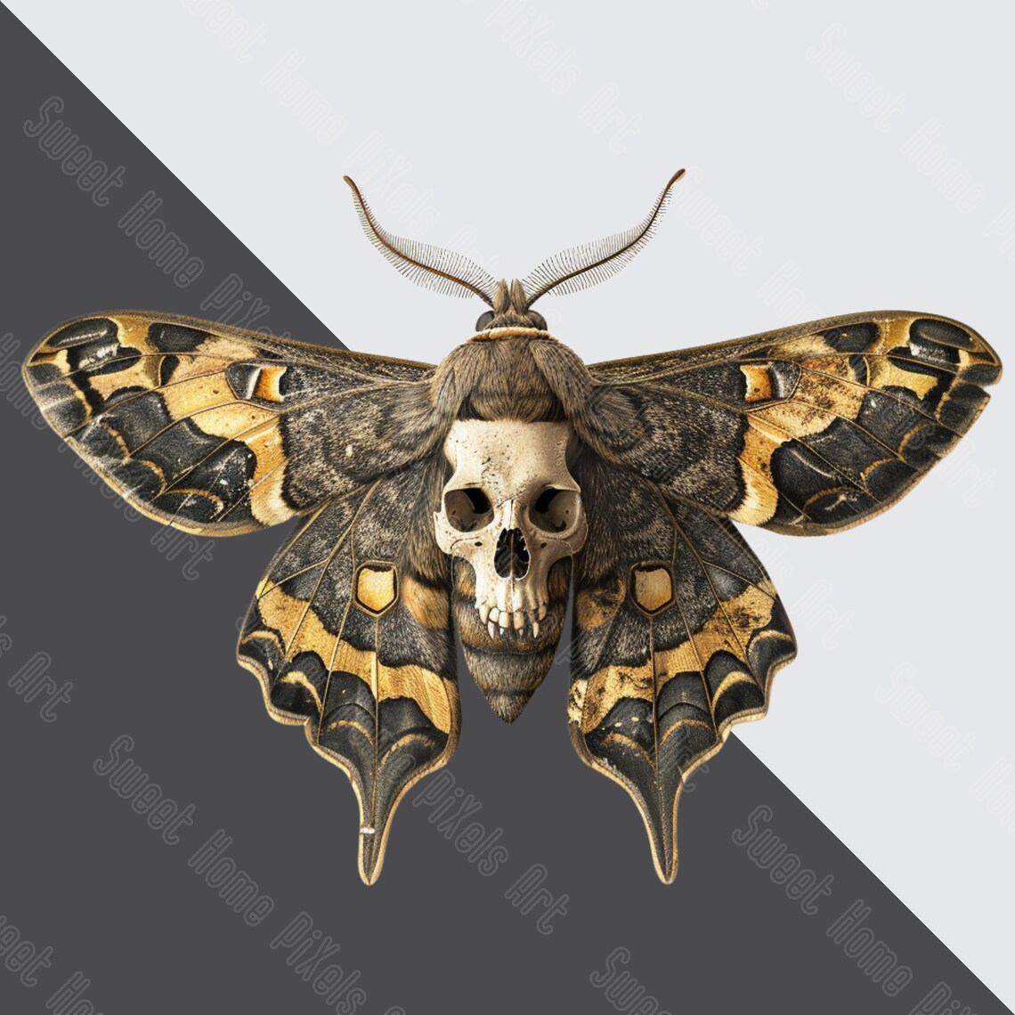 Moths Cut-out Clip Art VOL 2, 30 PNG ( 300 DPI )files to Use, Junk ...