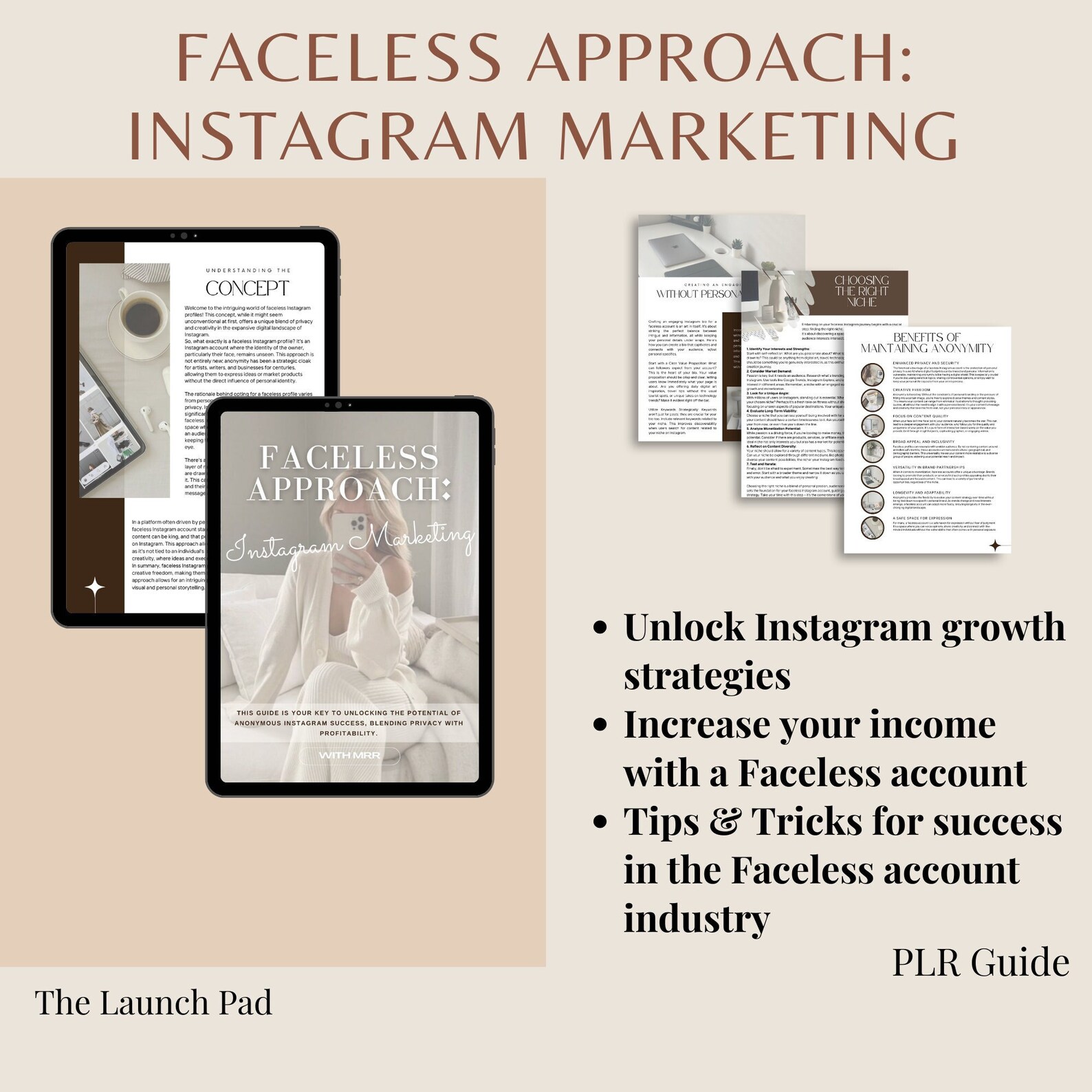 Instagram Marketing Guide Using Faceless Account, Digital Marketing ...