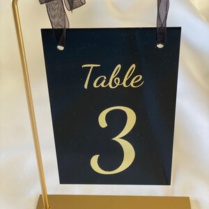 Table Number, Menu, Bar Sign Stand - Etsy