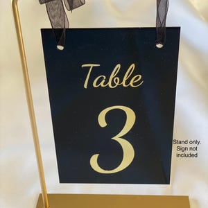 Table Number, Menu, Bar Sign Stand - Etsy