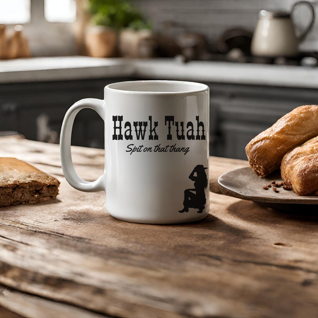 Hawk Tuah Spit on That Thang | Mug | Cowgirl | Coffee Cup | Viral ...