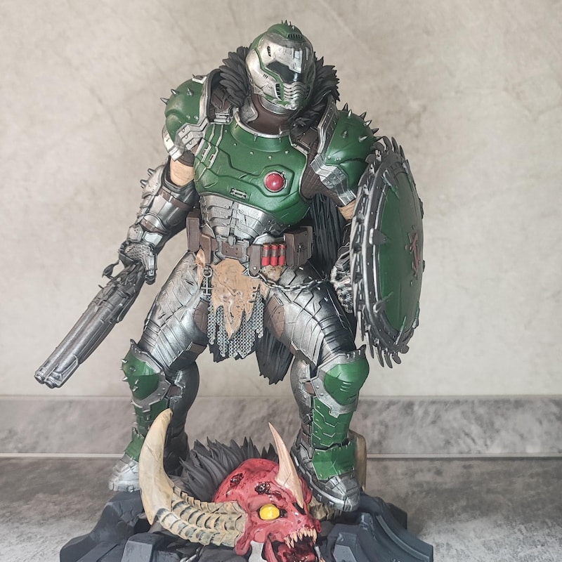 Doom Dark Ages Figure - Etsy UK
