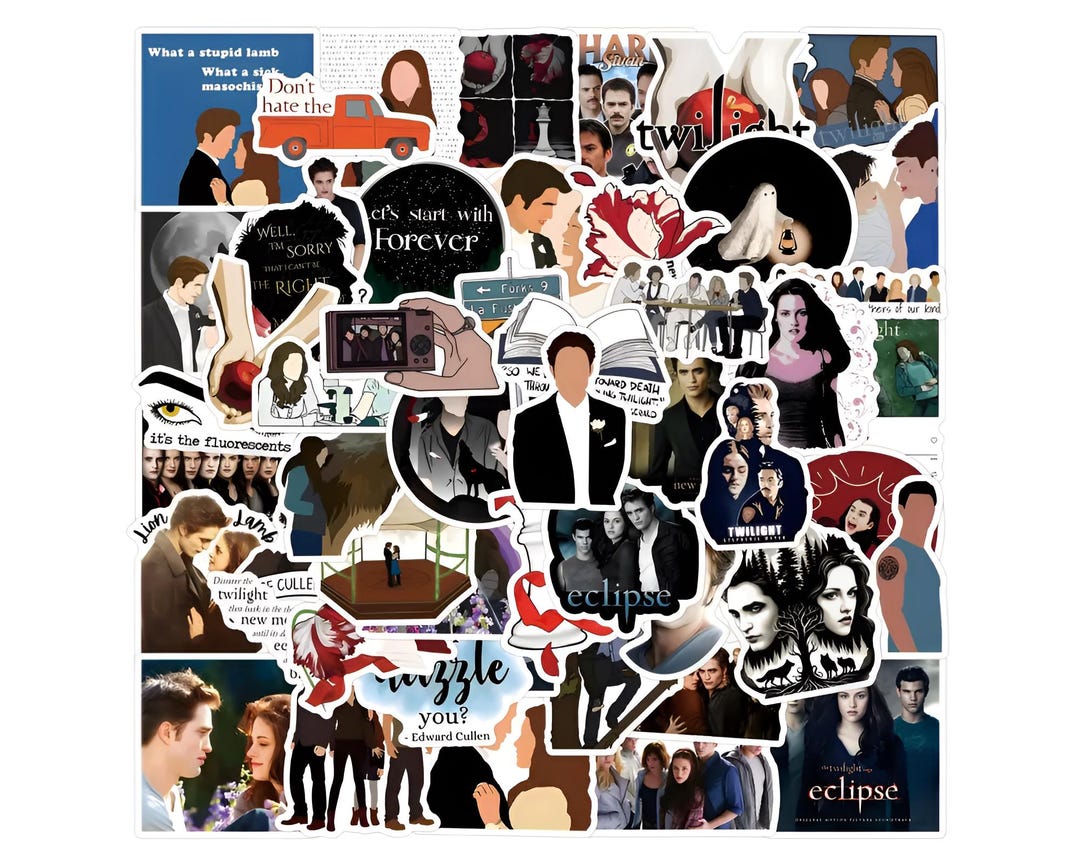 Romantic Vampire Saga Stickers Self Adhesive Journals, Scrapbooks ...