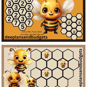 Bee Savings Challenges. Low Dollar Amount and Roll and Save - Etsy