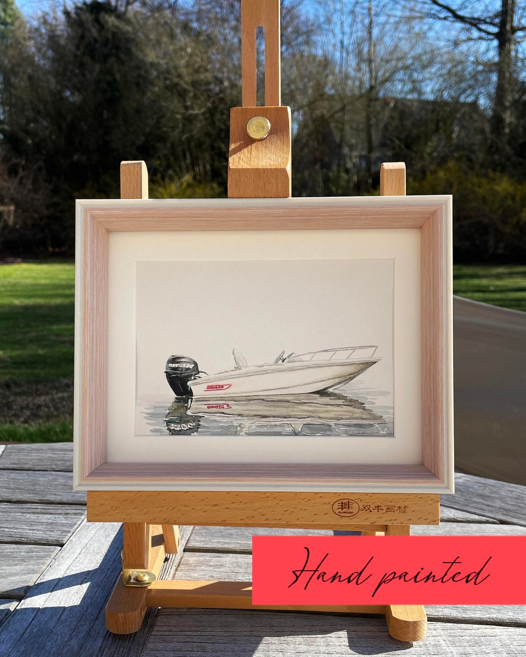 Custom Boat Watercolor Painting: Personalized Boating Gift - Etsy