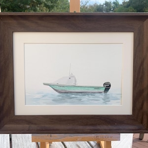 Custom Boat Watercolor Painting: Personalized Boating Gift - Etsy