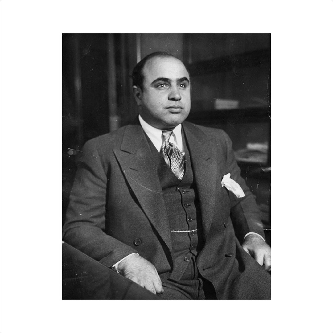 Al Capone at the Chicago Detective Bureau in 1930 Digital Download - Etsy