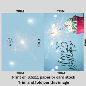PRINTABLE Birthday Card I Print at Home Birthday Card I Digital ...