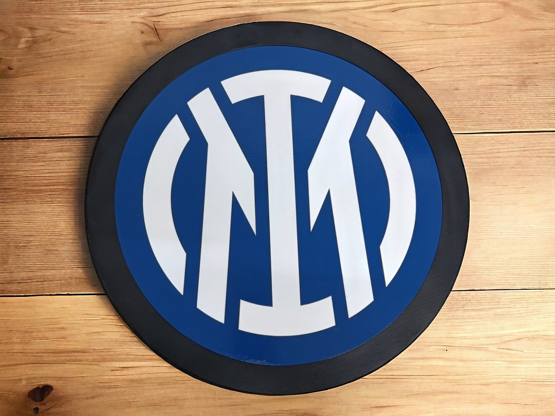 Wooden Inter Logo, Inter Milan Crest, 3D FC International Milan Wall ...