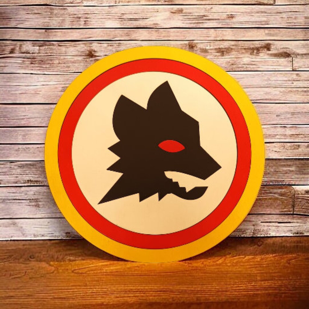 Roma Wooden Logo, 3D Roma Logo, Roma Shield, Roma Coat of Arms, Roma ...
