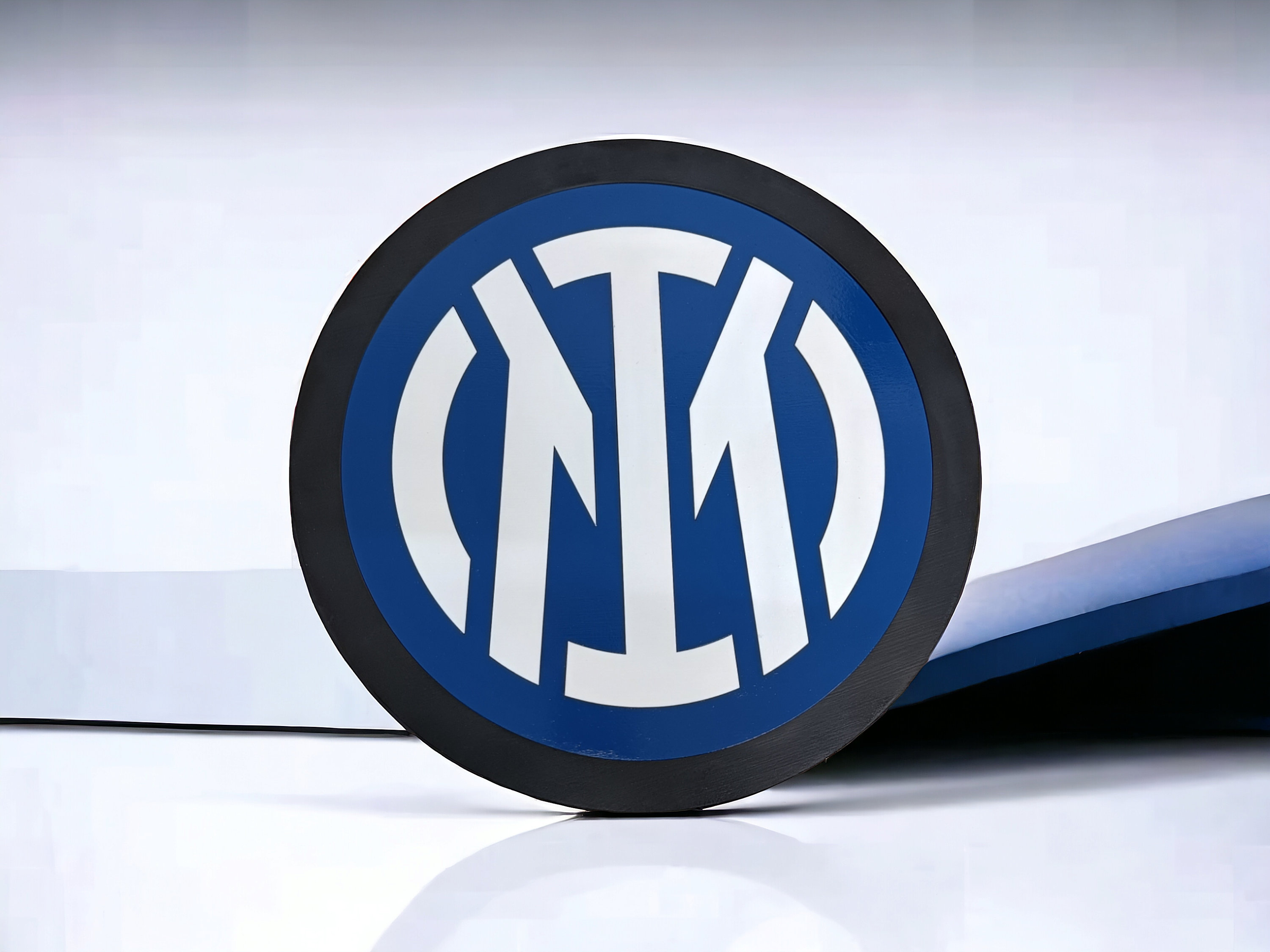Wooden Inter Logo, Inter Milan Crest, 3D FC International Milan Wall ...
