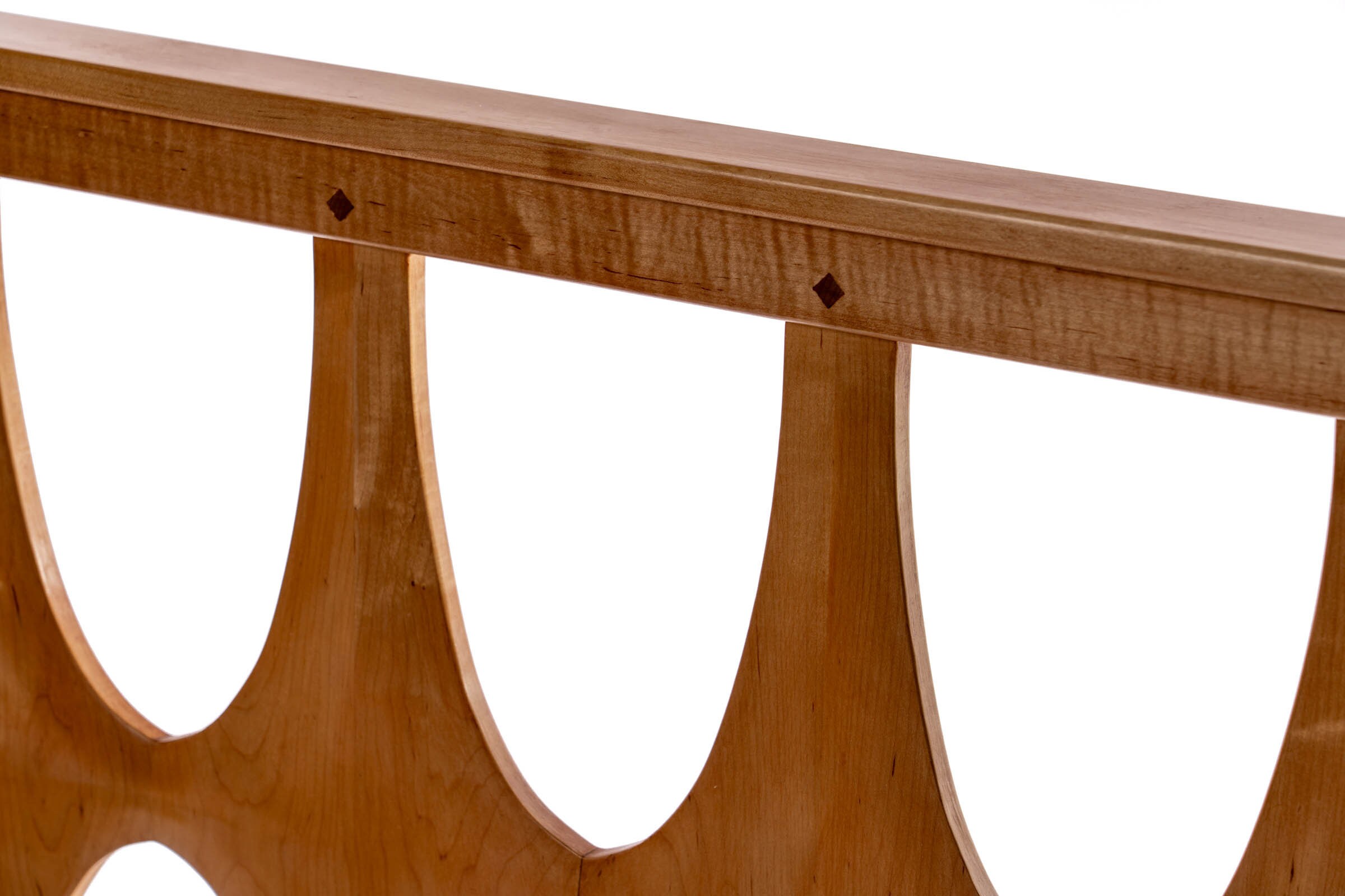 Maple Mid Century Modern Custom Sized Bed Frame - Etsy