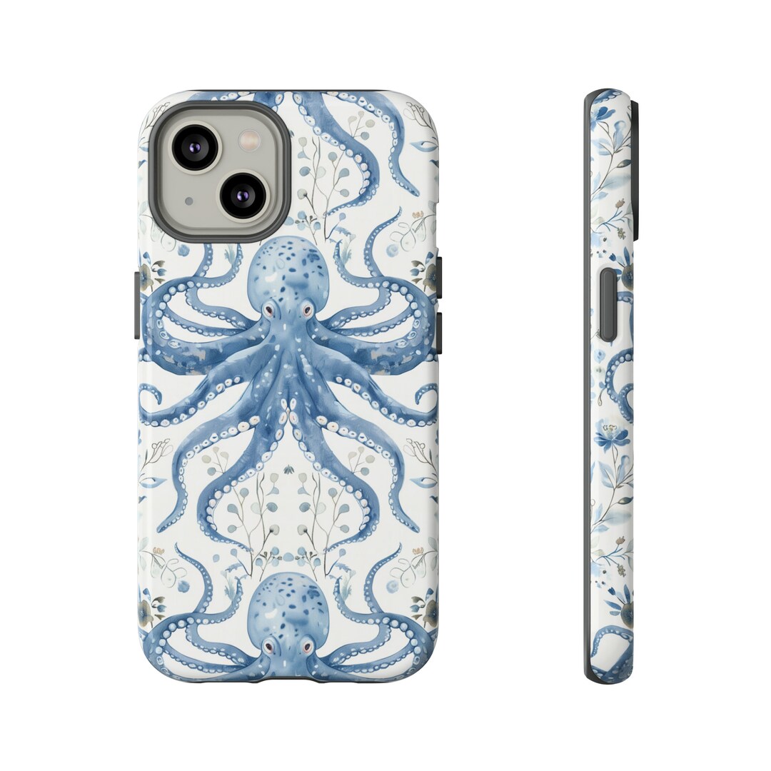 French Ocean Toile Phone Case Octopus Toile Phone Cover iPhone Case ...