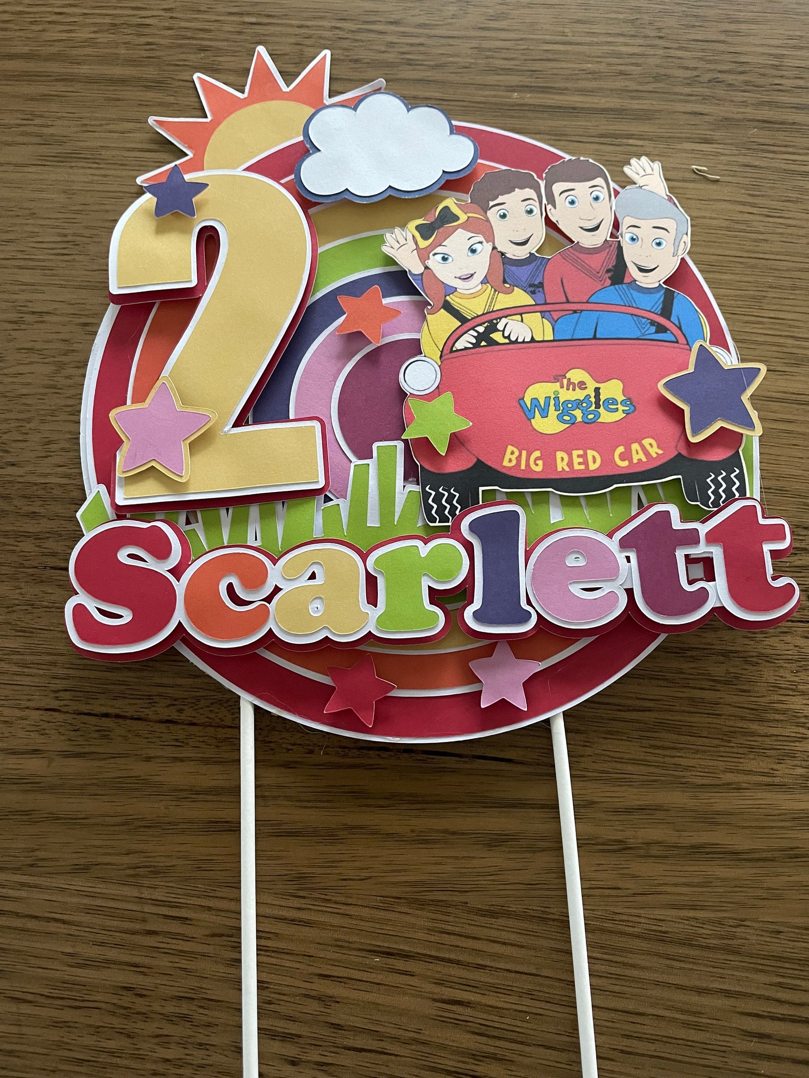 Bespoke Wiggles Cake Toppers / Personalisation - Etsy