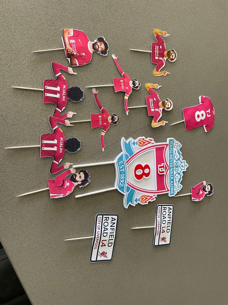 Bespoke Cake Topper, Liverpool FC Fan. - Etsy
