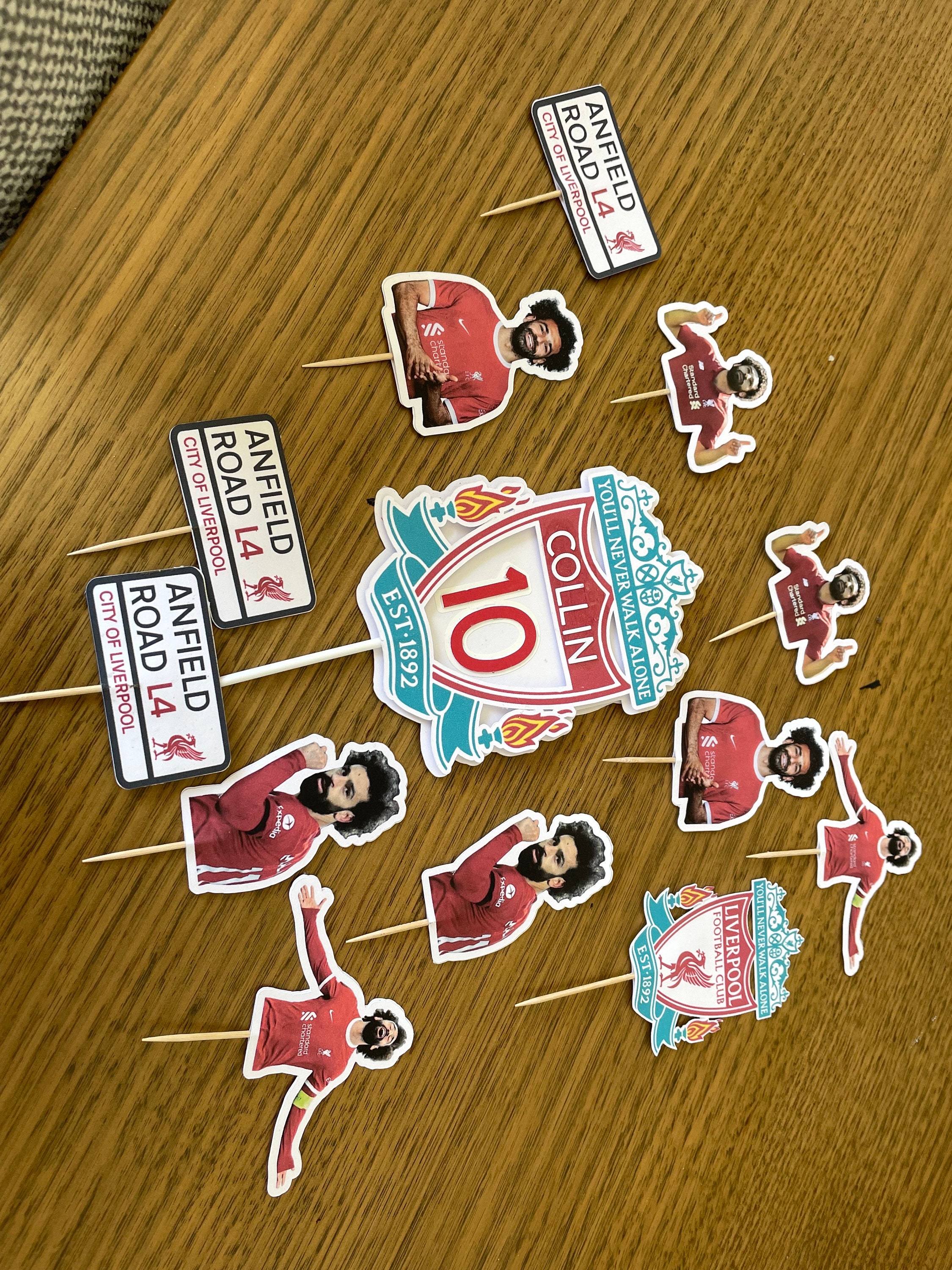 Bespoke Cake Topper, Liverpool FC Fan. - Etsy