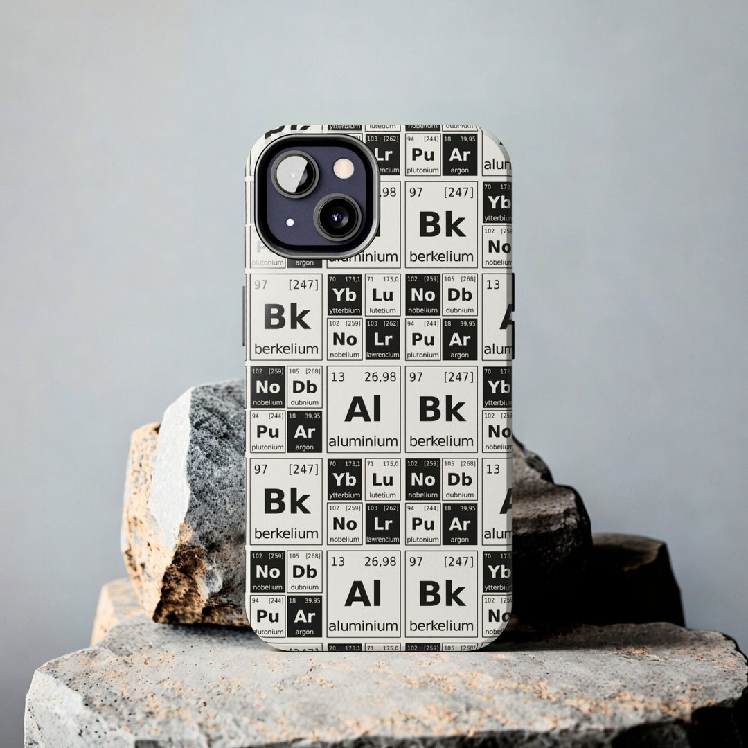 Chemistry Periodic Table Elements Phone Case for iPhone Google Pixel ...