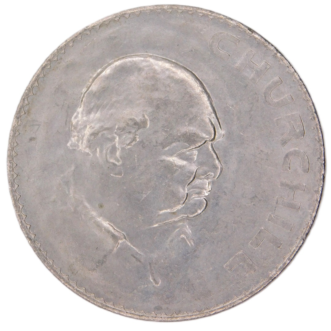 1965 Sir Winston Churchill Commemorative Crown Coin - Etsy