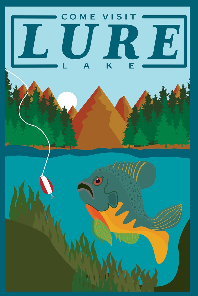 Downloadable Bundle 4 North Carolina Posters Lake Lure Jordan Lake Kure ...