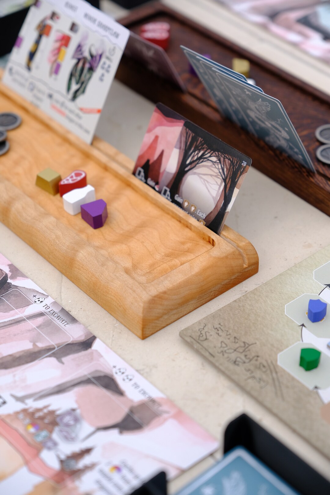 Board Game Tray Pacific Maple - Etsy