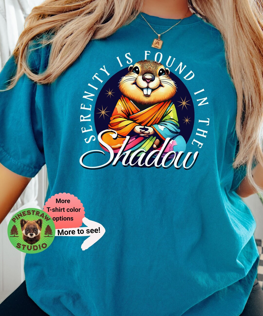 Groundhog Buddha T-shirt, Groundhog's Day Shirt, Comfort Colors® Tee ...