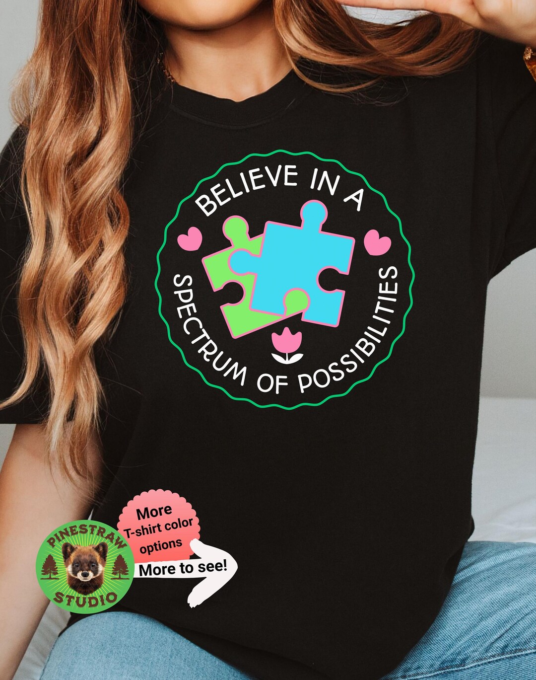 Autism Spectrum T-shirt, Puzzle Piece, Behavior Therapist Shirt, Autism ...