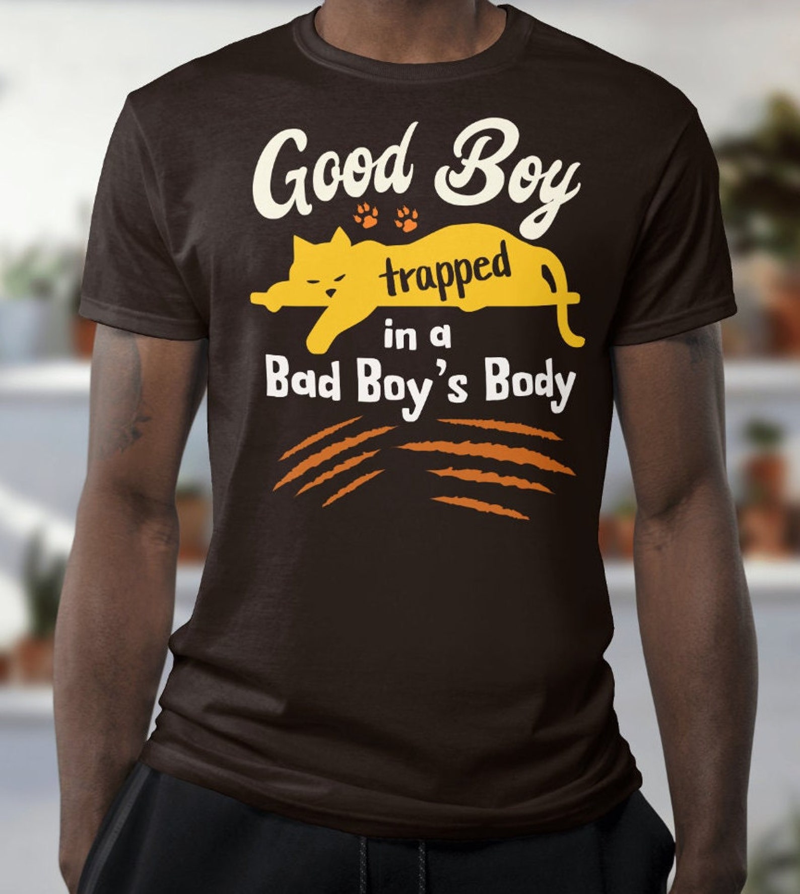 Good Boy Cat Tshirt, Funny Cat Tee, Feline Humor, Cat Mom Gift, Cat Dad ...