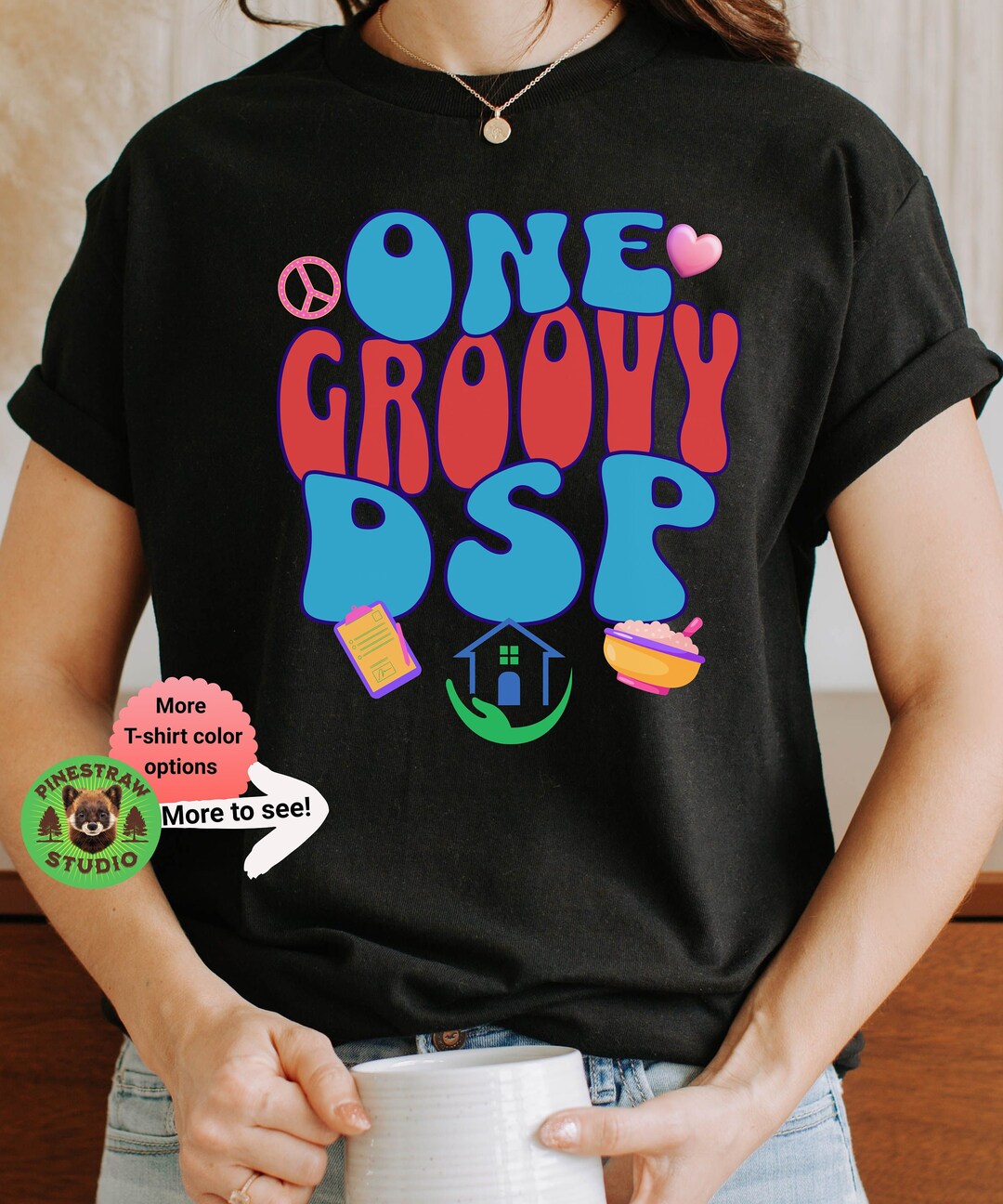 Groovy DSP T-shirt, Direct Support Professional Shirt, Caregiver Gift ...