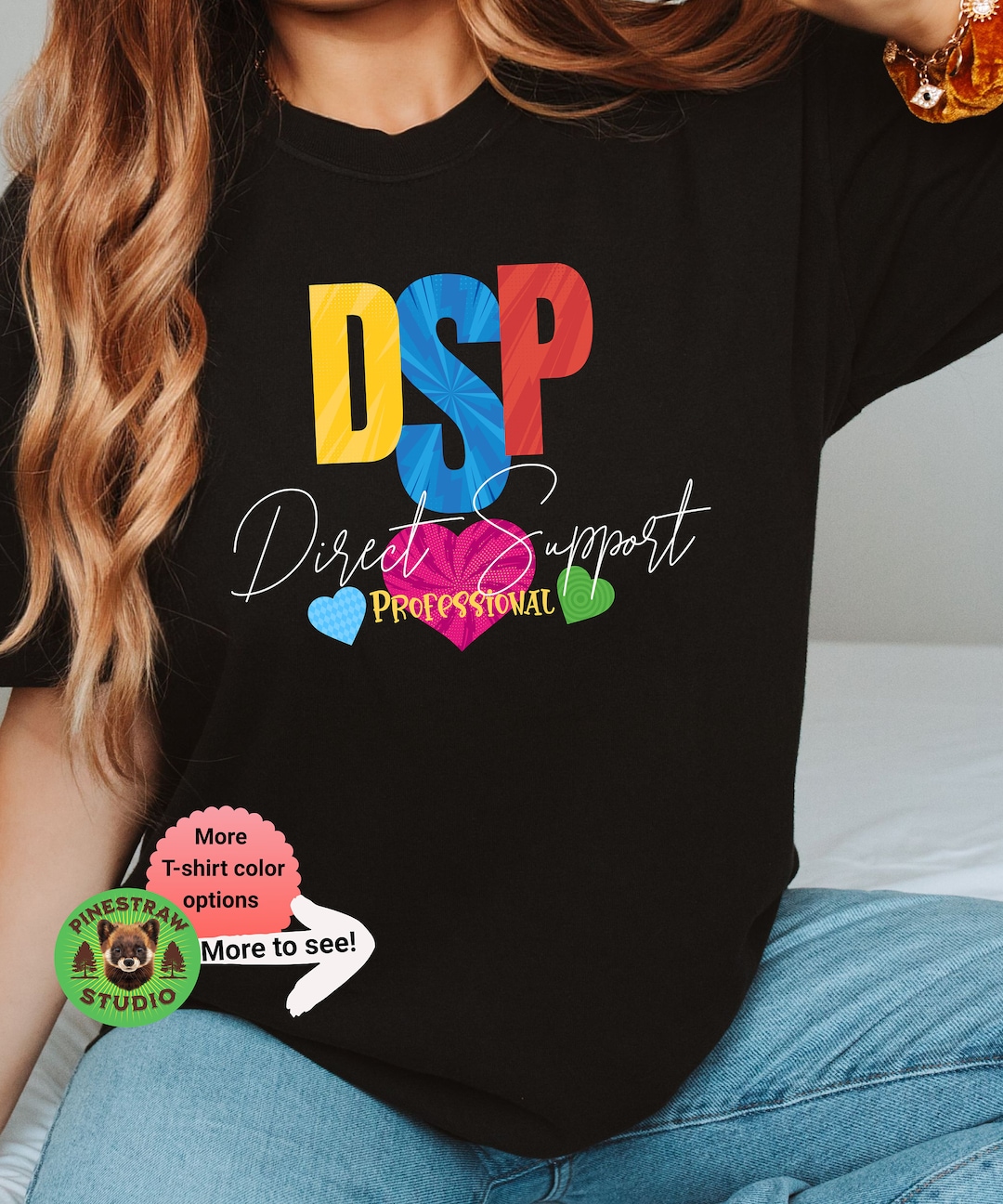 Heartfelt DSP T-shirt, Direct Support Professional Tshirt, Caregiver ...