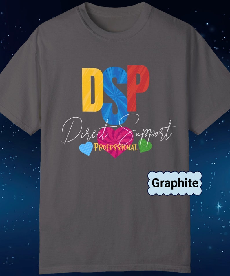 Heartfelt DSP T-shirt, Direct Support Professional Tshirt, Caregiver ...