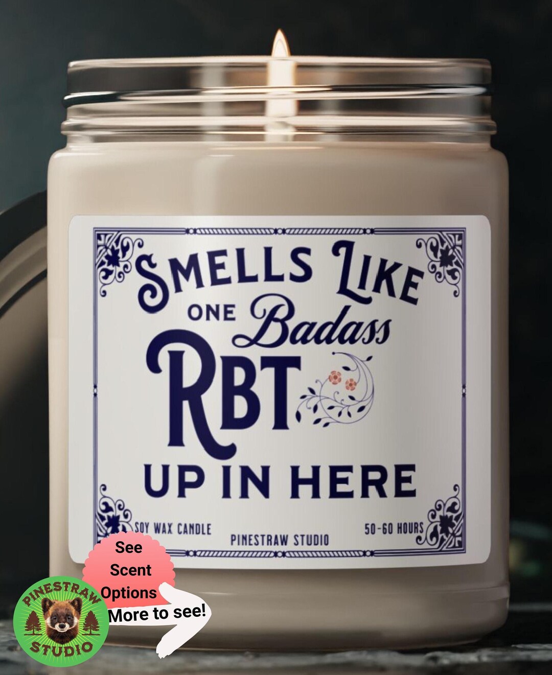Funny RBT Scented Soy Candle, Smells Like Candle, ABA Therapist Gift ...