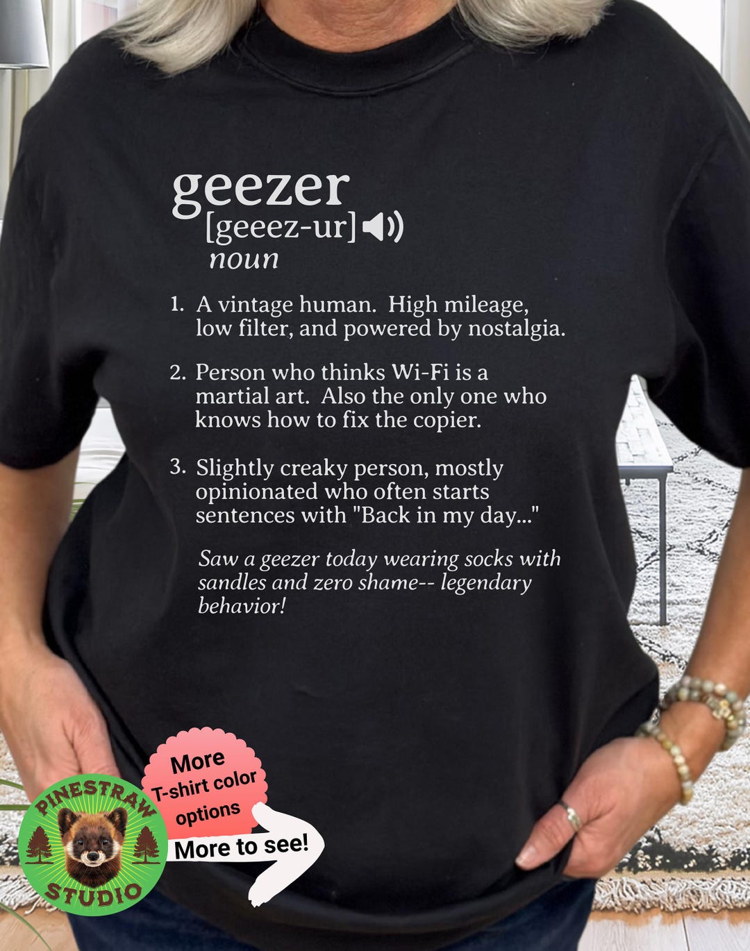 Geezer Definition T-shirt, Aging Humor Shirt, Funny Baby Boomers Gen X ...