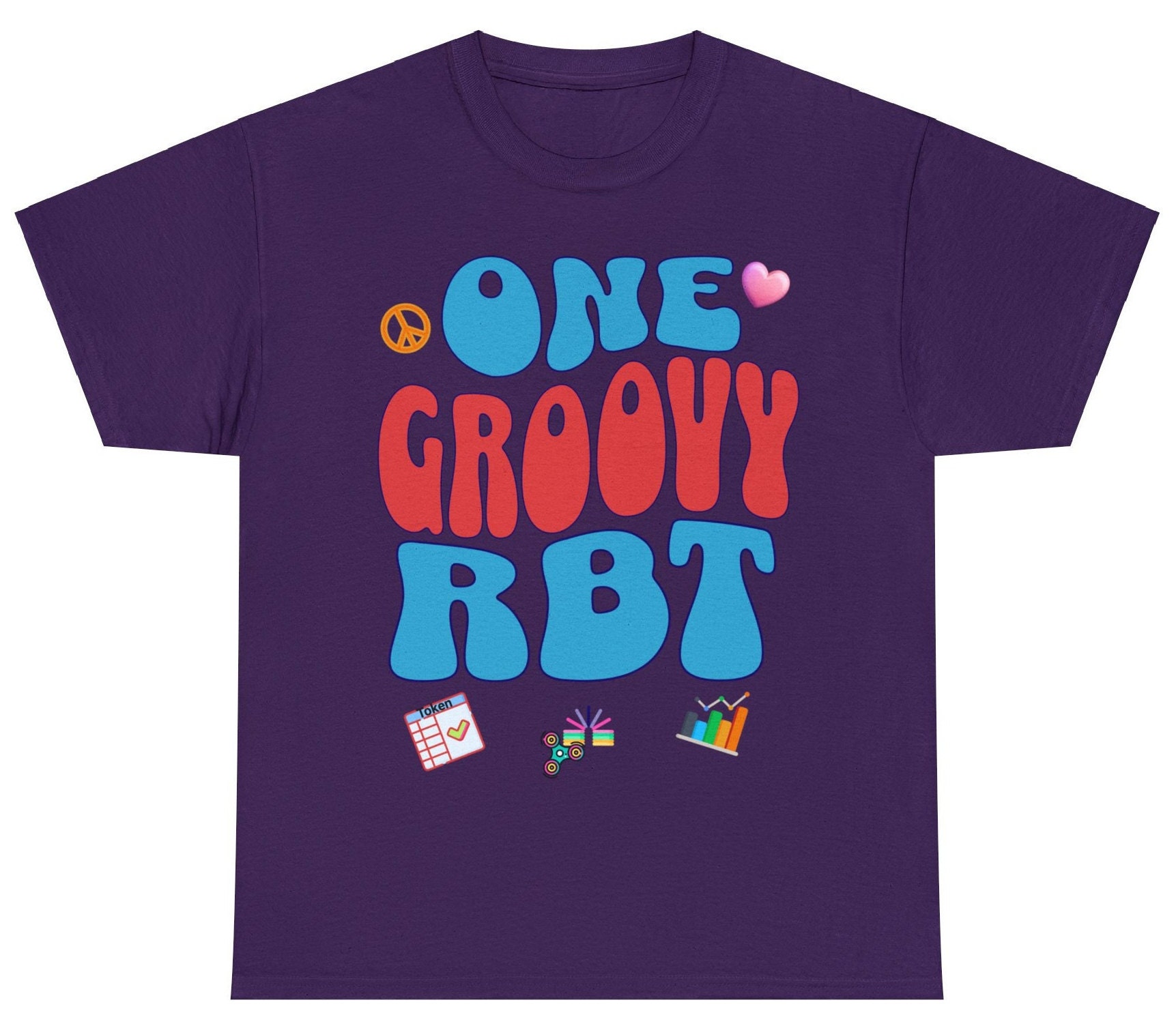 One Groovy RBT Tshirt, ABA Shirt, Behavior Technician Gift, Funny ...