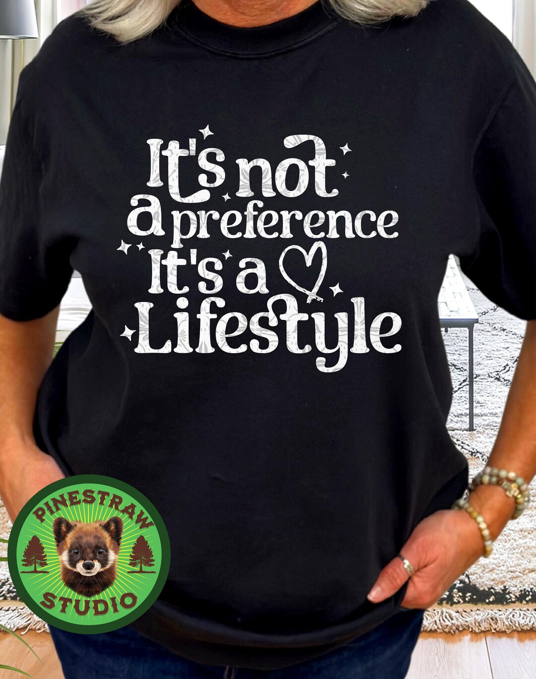 Lifestyle Not a Preference T-shirt, Typography Pattern Shirt, Comfort ...