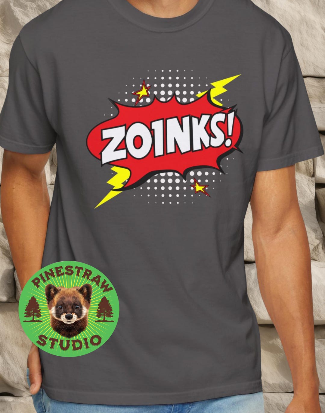 Zoinks! Comic Book Style T-shirt, Graphic Novel Text Bubble, Fun Graphic Shirt, Comic Book Lover ...
