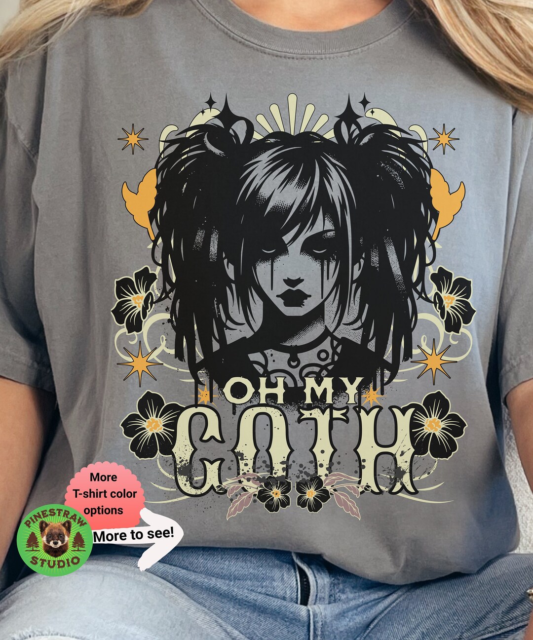 Oh My Goth Tshirt, Edgy Goth Girl, Alternative Tee, Alt Style T-shirt ...