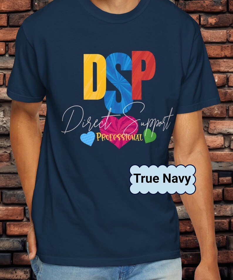 Heartfelt DSP T-shirt, Direct Support Professional Tshirt, Caregiver ...