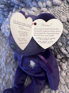 Ty Beanie Babies Princess Diana Bear PRESTINE Condition RARE - Etsy