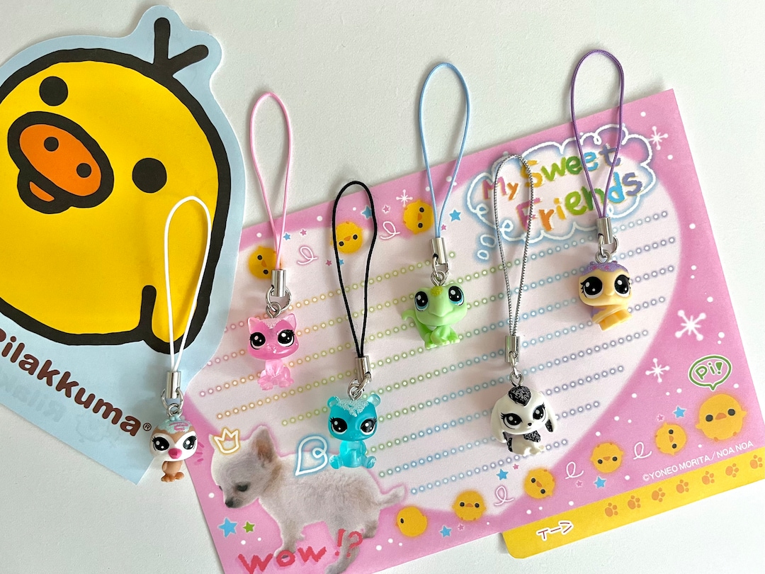 Littlest Pet Shop Phone Charm, LPS Mini, Cute Kawaii Accessory ...