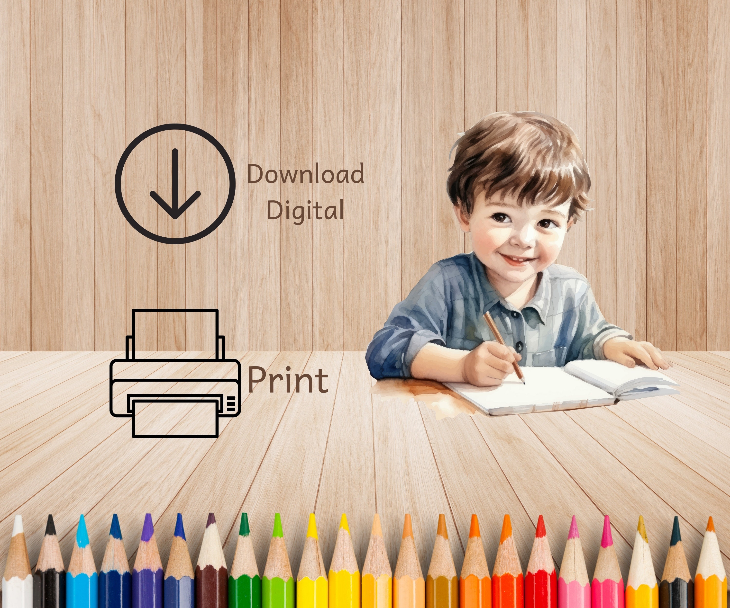 26 Printable Uppercase Alphabet Tracing Worksheets: Preschool ...